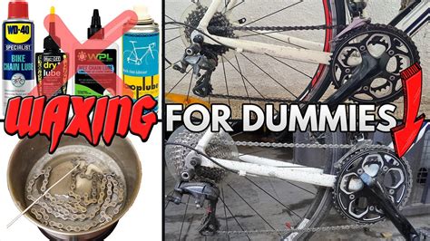 How To Wax A Bicycle Chain The Best Tutorial In The Known Universe