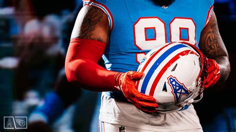 Tennessee Titans Unveil Houston Oilers Throwback Uniforms Sportslogos