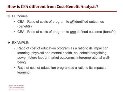 Cost Effectiveness Analysis Pptx