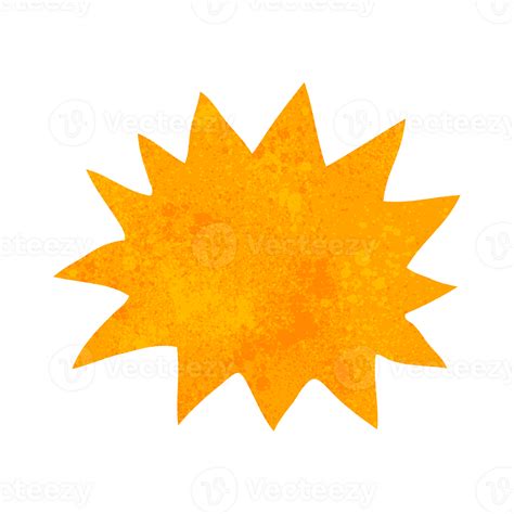 Hand Retro Cartoon Simple Explosion Symbol 44955913 Png