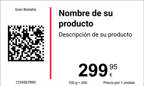 Etiquetas De Precio Imprima Complete Descargue En Línea