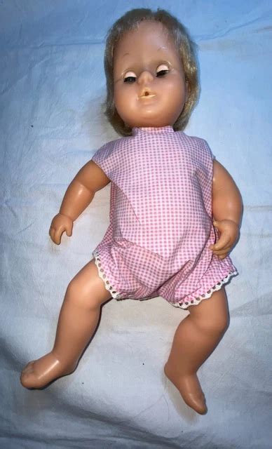 Vintage 1960s Tiny Tears Doll In Original Pink Romper Suit £2999