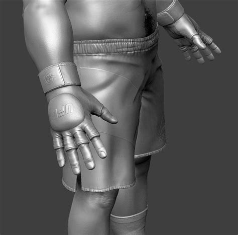 Mark Hunt 3d K1 Och Ufc Fighter Zbrush Model 3d Modell 3d Modell 40