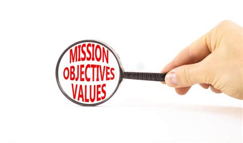 Mission Objectives Values Symbol Concept Words Mission Objectives