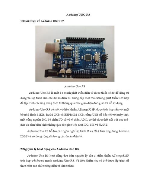 Arduino Uno R3 Pdf