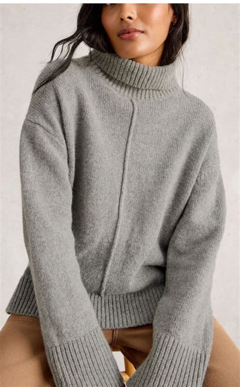 Marianne Jumper Mid Grey Robinsons Alnwick