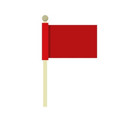 Premium Vector Red Flag
