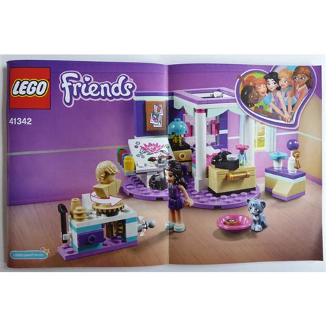 Lego Emmas Deluxe Bedroom Set 41342 Instructions Brick Owl Lego