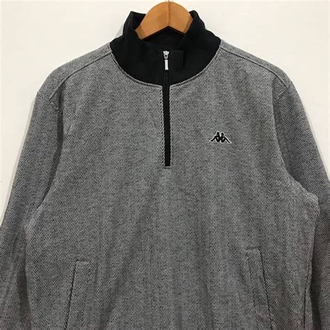 Rare Vintage Kappa Small Logo Half Zipper Jumper … Gem