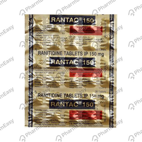 Rantac 150 Mg Tablet 15 Uses Side Effects Price And Dosage Pharmeasy