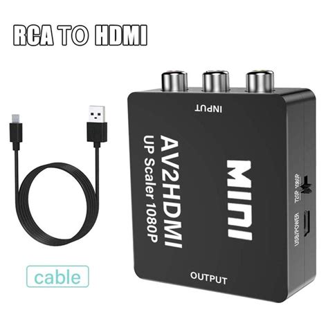 1080p Mini Rca To “high Definition Multimedia Interface” With Usb