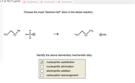 Solved Choose The Most Electron Rich Atom In The Below
