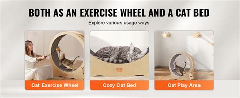 Vevor Cat Exercise Wheel Large Cat Treadmill Wheel For Indoor Cats 35 8 Inch Vevor Au