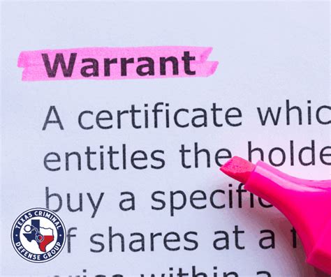 Understanding Different Types Of Warrants In Texas Texas Criminal