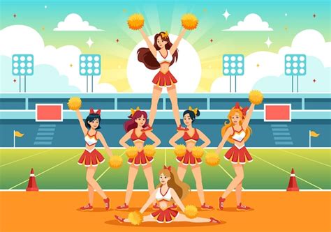 Cheerleading Themes Cartoons