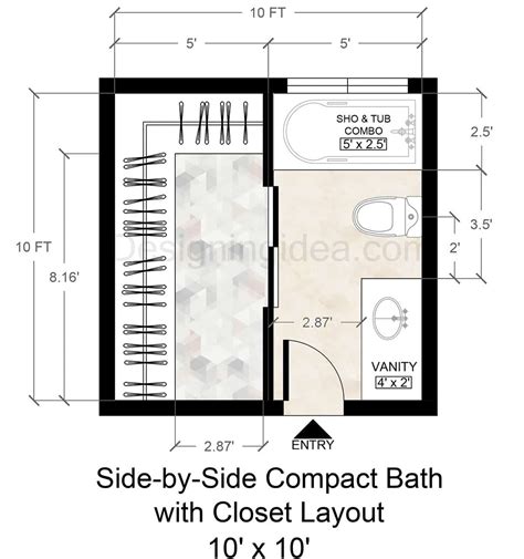 5 Bathroom And Closet Combo Floor Plans For The Ultimate Master Suite