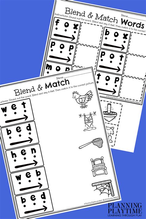 Phonological Awareness Fun Phoneme Blending Activities For