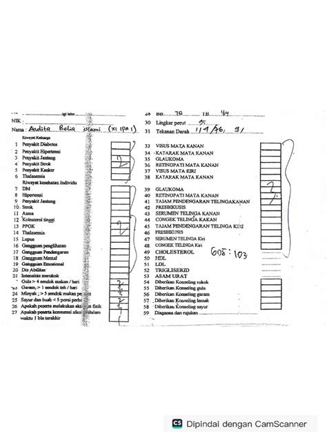 Form Skrining Ptm Pdf