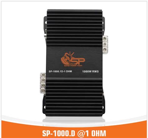 Sp 1000d 1 Ohm Amplifier Mono Full Range Class D