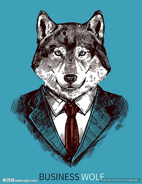 狼先生设计图卡通设计广告设计设计图库昵图网