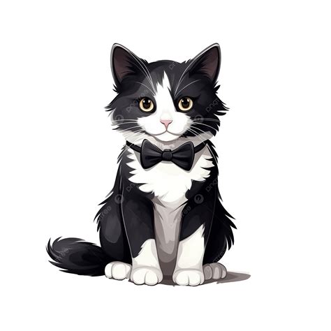 Cute Tuxedo Cat