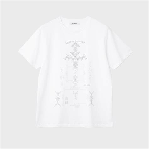 오브젝트 패턴 티셔츠 화이트 감도 깊은 취향 셀렉트샵 29cm