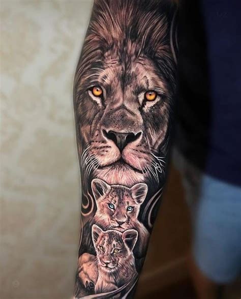 15 Best Lion And Cub Tattoo Collection Of 2021 Artofit