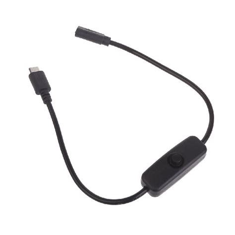 Apooke Micro Usb Female To Male Cable With 501 Button Switch Power Control Solution For And