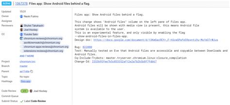 Chrome OS Now Shows Android Files In The Files App