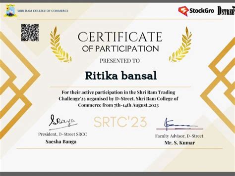 Ritika Bansal On Linkedin Tradingchallenge