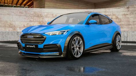 Mach E By Motion R Design Body Kit Front Lip Fender Flares Spoiler