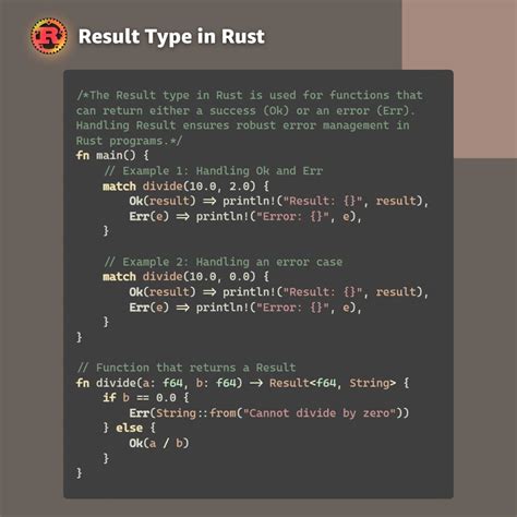 francesco ciulla on linkedin the result type in rust