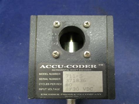 Epc Encoder Products Co 711 S Accu Coder Encoder Process Industrial