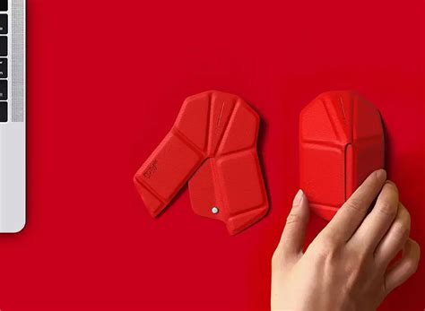 Origami Inspired Myair0 Folding Bluetooth Mouse Tuvie Design Origami Inspired Myair0 Folding Bluetooth Mouse Tuvie Design