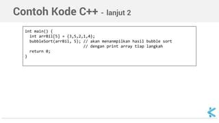 Algoritma Dan Struktur Data Bubble Sort PDF