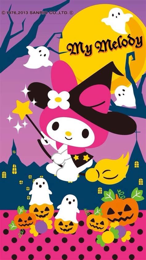 My Melody Halloween Wallpaper Fall Wallpaper My Melody Fall