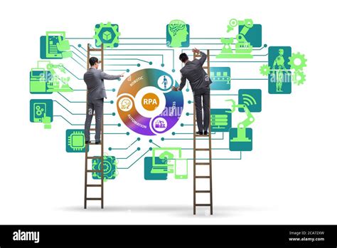 Concept Of The RPA Robotic Process Automation Stock Photo Alamy
