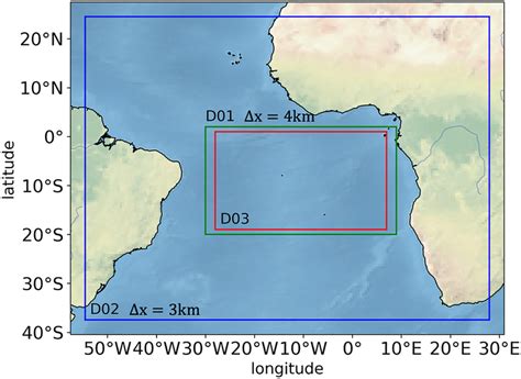 Simulation Calibration And Validation Domains Domain D01 Green Line
