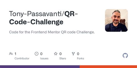 Github Tony Passavanti Qr Code Challenge Code For The Frontend Mentor Qr Code Challenge