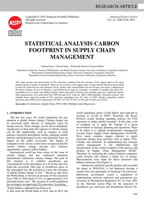 Pdf Application Of Simulation Approach To Predict Carbon Emissions In