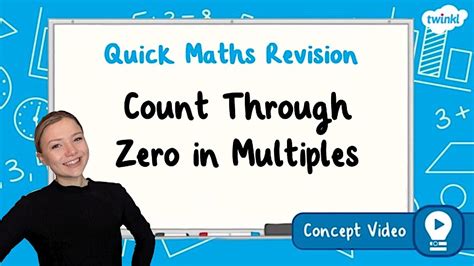 👉 Count Through Zero In Multiples Ks2 Maths Concept Video