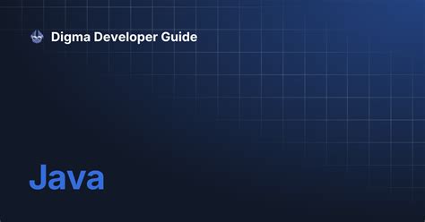 Java Digma Developer Guide