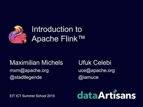 apache flink and what it is used for ppt