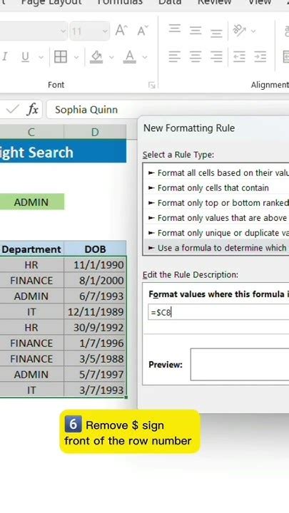 How To Create A Search Bar To Highlight Information Excel Exceltricks Excelshortcuts Youtube