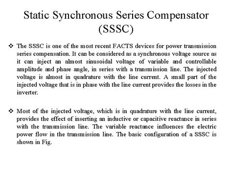 Unitvii Static Series Compensators 1variable Impedance Type Series