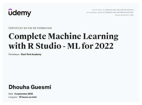 Dhouha Guesmi On Linkedin Datascience Udemy Machinelearning Python