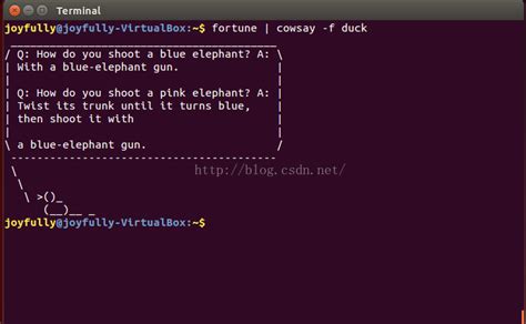 linux中萌翻了的cowsay命令 csdn博客