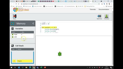 Small Basic Assigning Values To Variables And Using Them Youtube