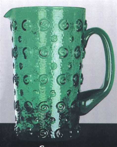 Nautilus Green 80 Oz Pitcher By Nancy Calhoun Replacements Ltd