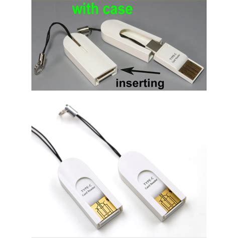 2 In 1 USB 2 0 OTG XC Mini High Speed TF Card Memory Card Reader Adapter Read Type C USB Micro